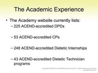 Chapter 5: Dietetics Education and Training | PPT