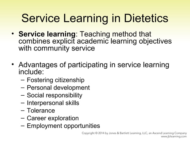 Chapter 5: Dietetics Education and Training | PPT