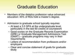 Chapter 5: Dietetics Education and Training | PPT