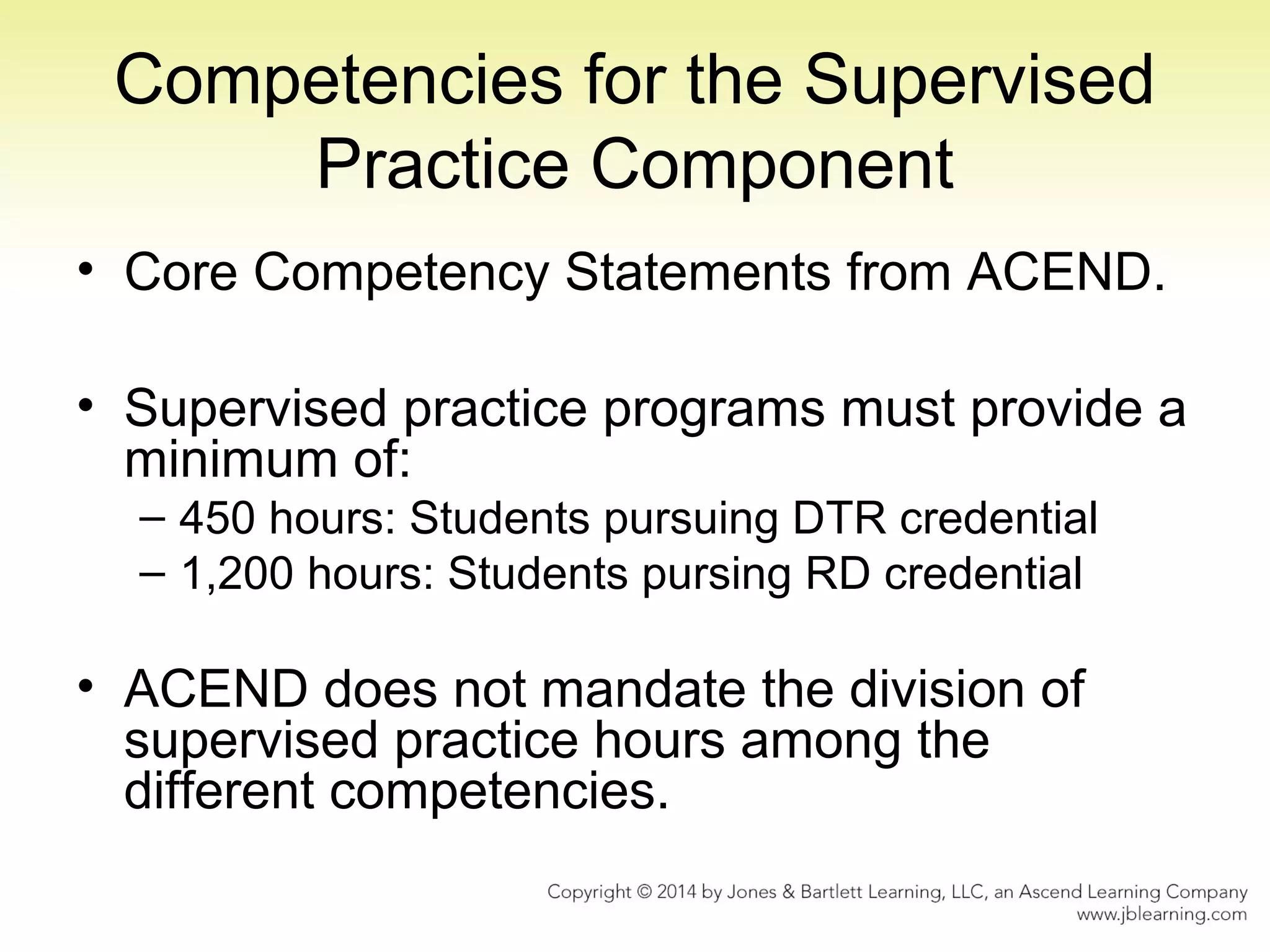 Chapter 6: The Supervised Practice Experience | PPT | Postgraduate ...