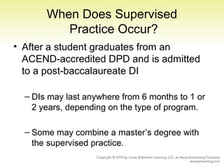 Chapter 6: The Supervised Practice Experience | PPT | Postgraduate Education | College Education