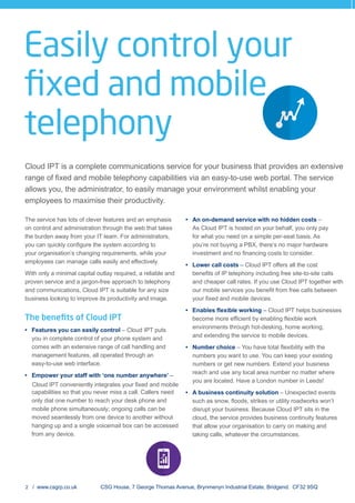 Cloud IPT Brochure | PDF