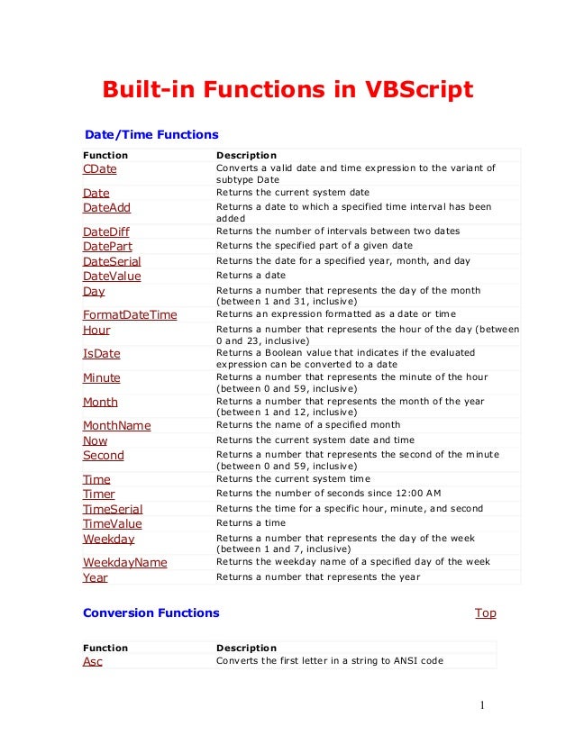 Vbscripting