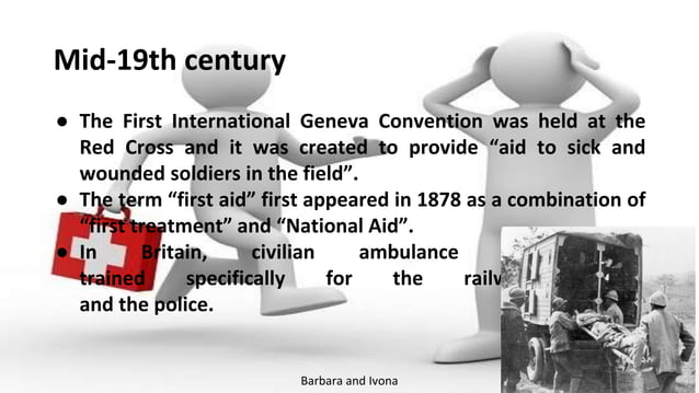 History of First Aid | PPTX | First Aid | Injuries