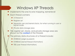 Threads in Operating systems and concepts | PPT