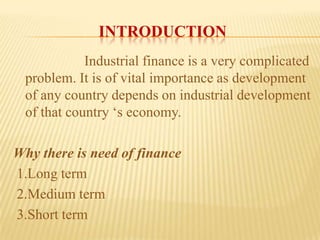 Development of financial Institution | PPTX