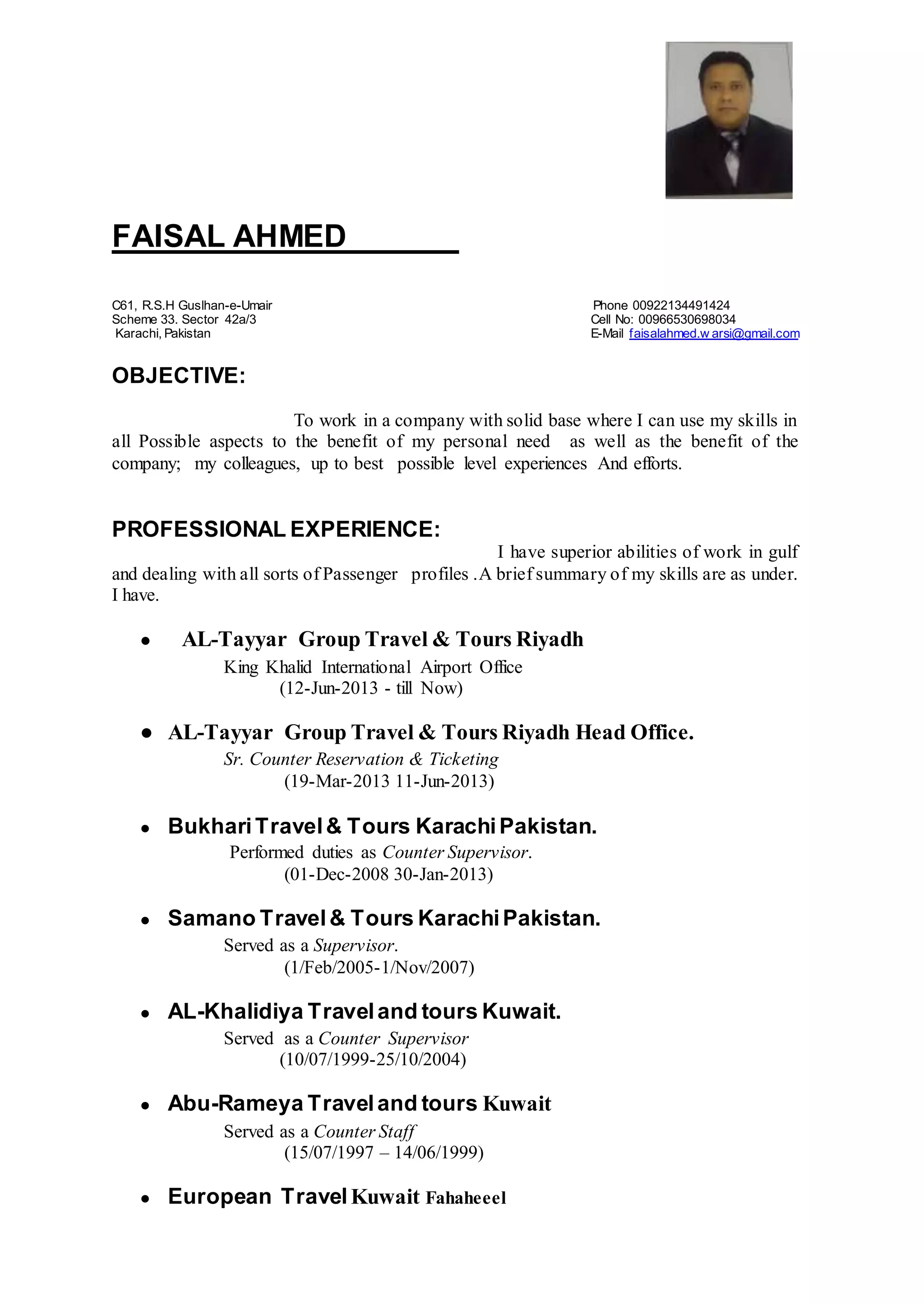 faisalahmedcv | PDF