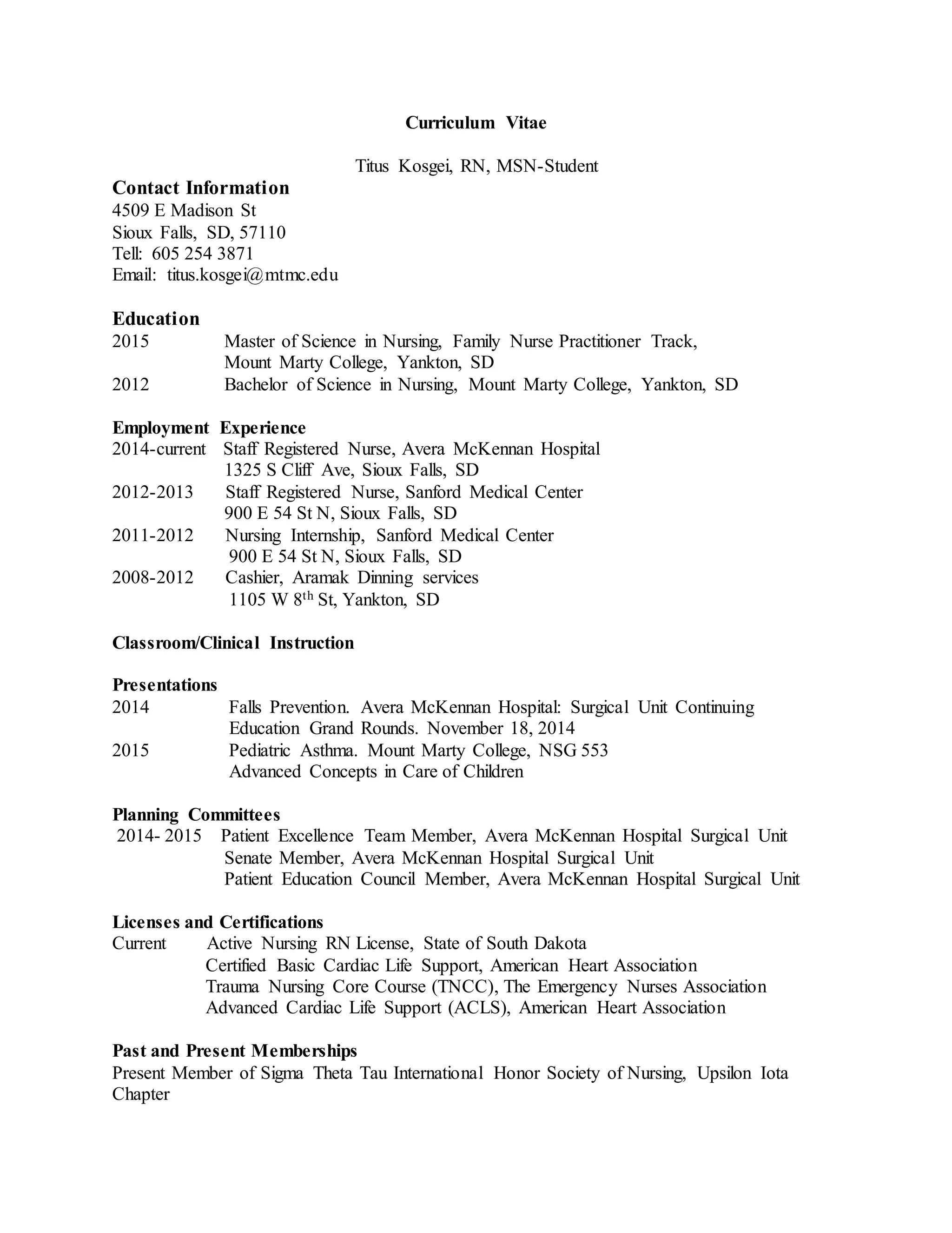 Curriculum Vitae T | DOCX