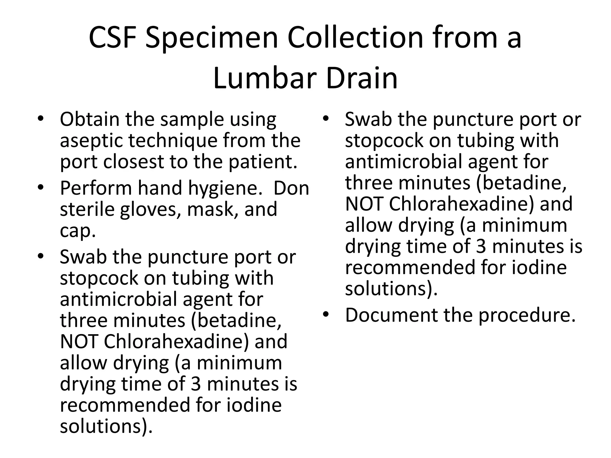 Lumbar Drains | PPTX