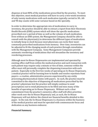 White Paper-In-House Dispensing 2014.9.29