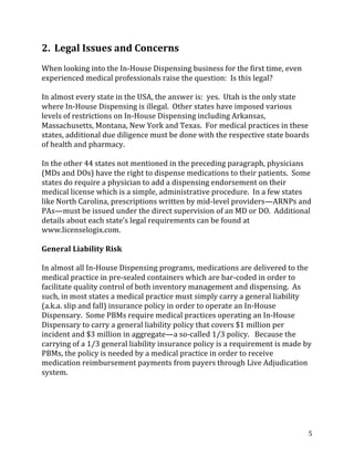 White Paper-In-House Dispensing 2014.9.29