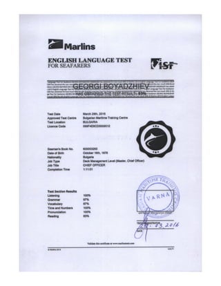 MARLINS TEST - Georgi_BOYADZHIEV | PDF