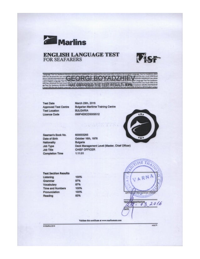 MARLINS TEST - Georgi_BOYADZHIEV | PDF