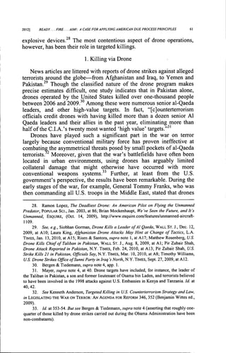 READY . . . FIRE . . . AIM! A CASE FOR APPLYING AMERICAN DUE PROCESS ...