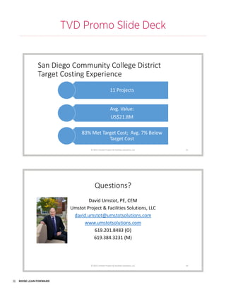 TVD Workshop - Boise | PDF