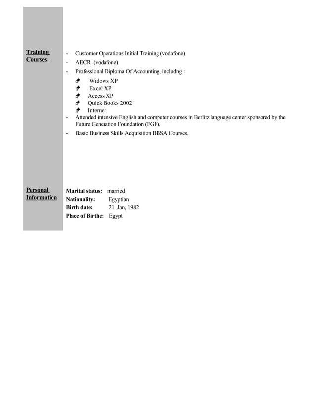 Elham Sayed CV | DOC