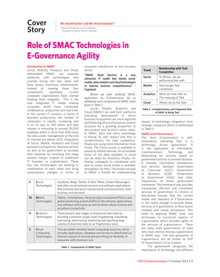 CoverStory_Role_of_SMAC_Oct14 | PDF | Cloud Computing | Internet