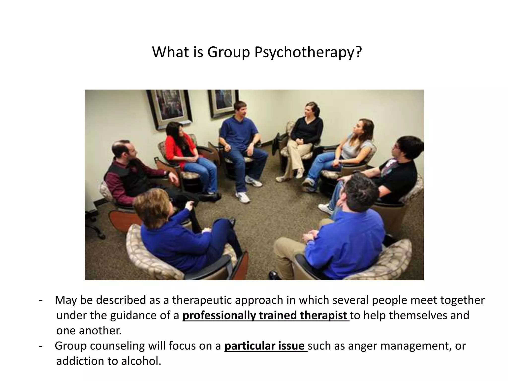 Group and family psychotherapy | PPTX
