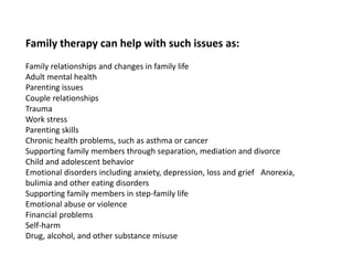 Group and family psychotherapy | PPTX
