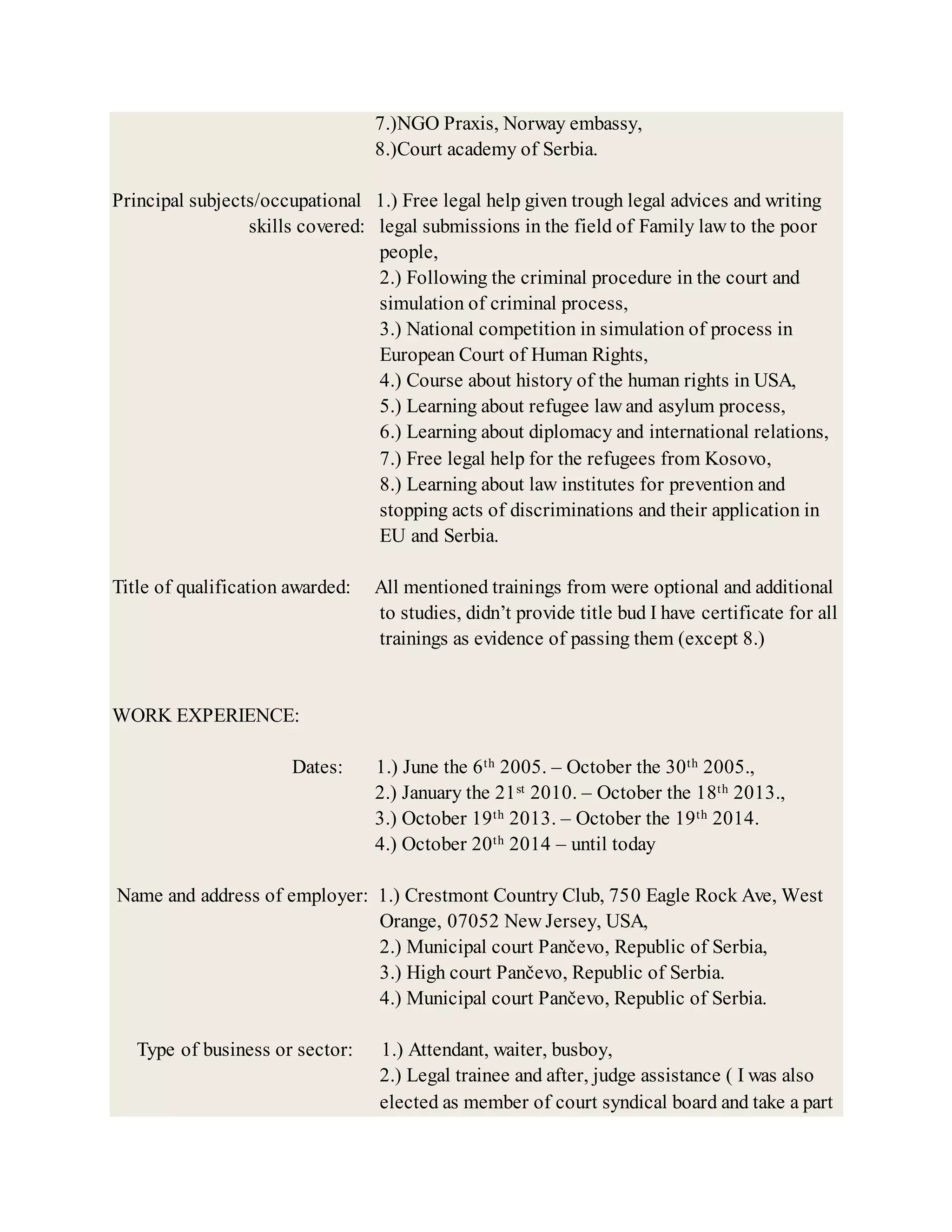 CV English | DOCX