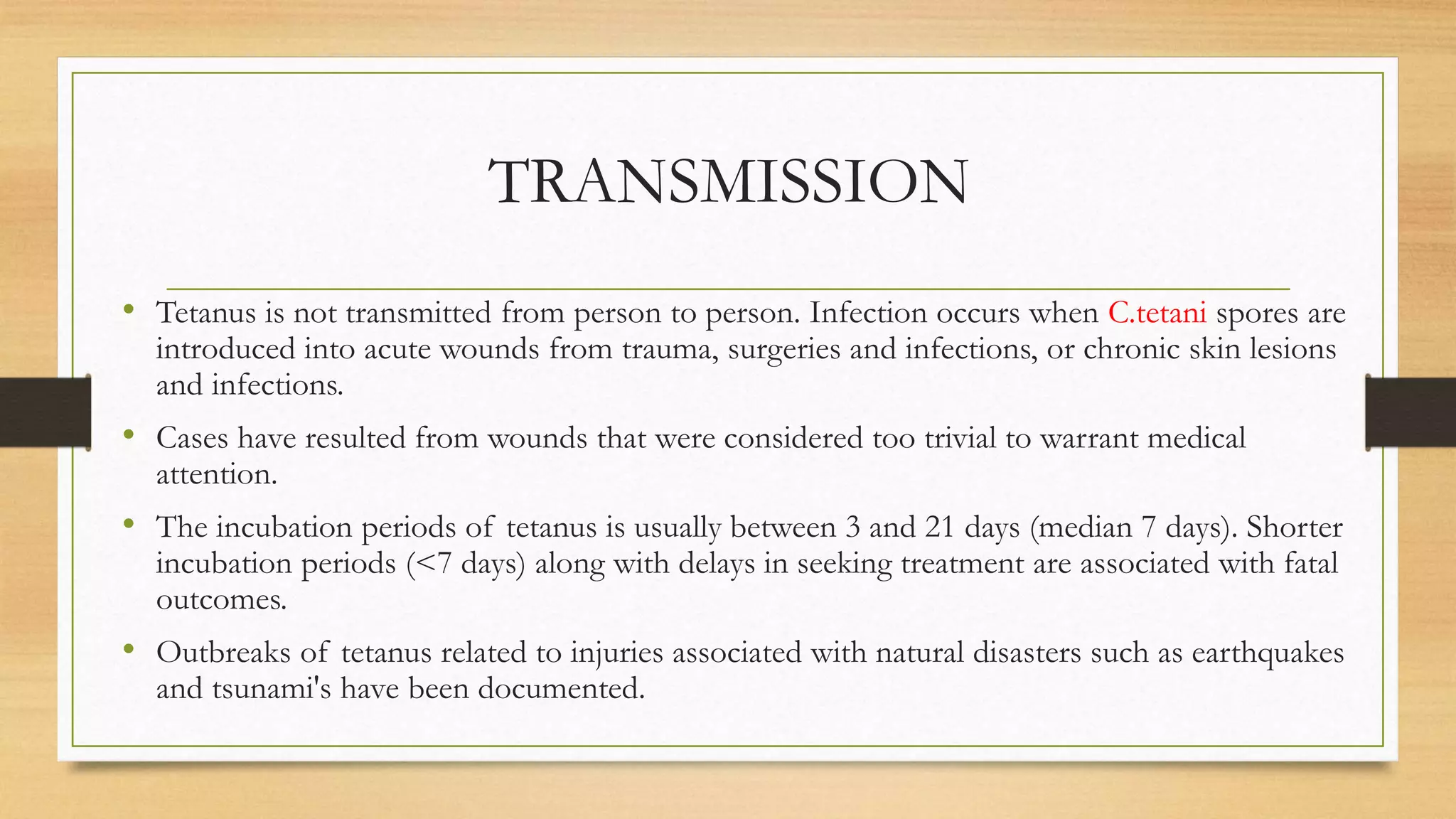 Clostridium tetani (tetanus) - causes, symptoms, diagnosis, treatment ...