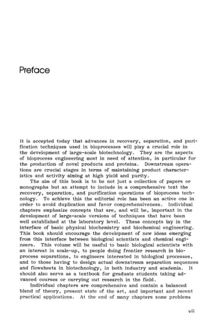 Separation Processes in Biotechnology First Edition Asenjo | PDF