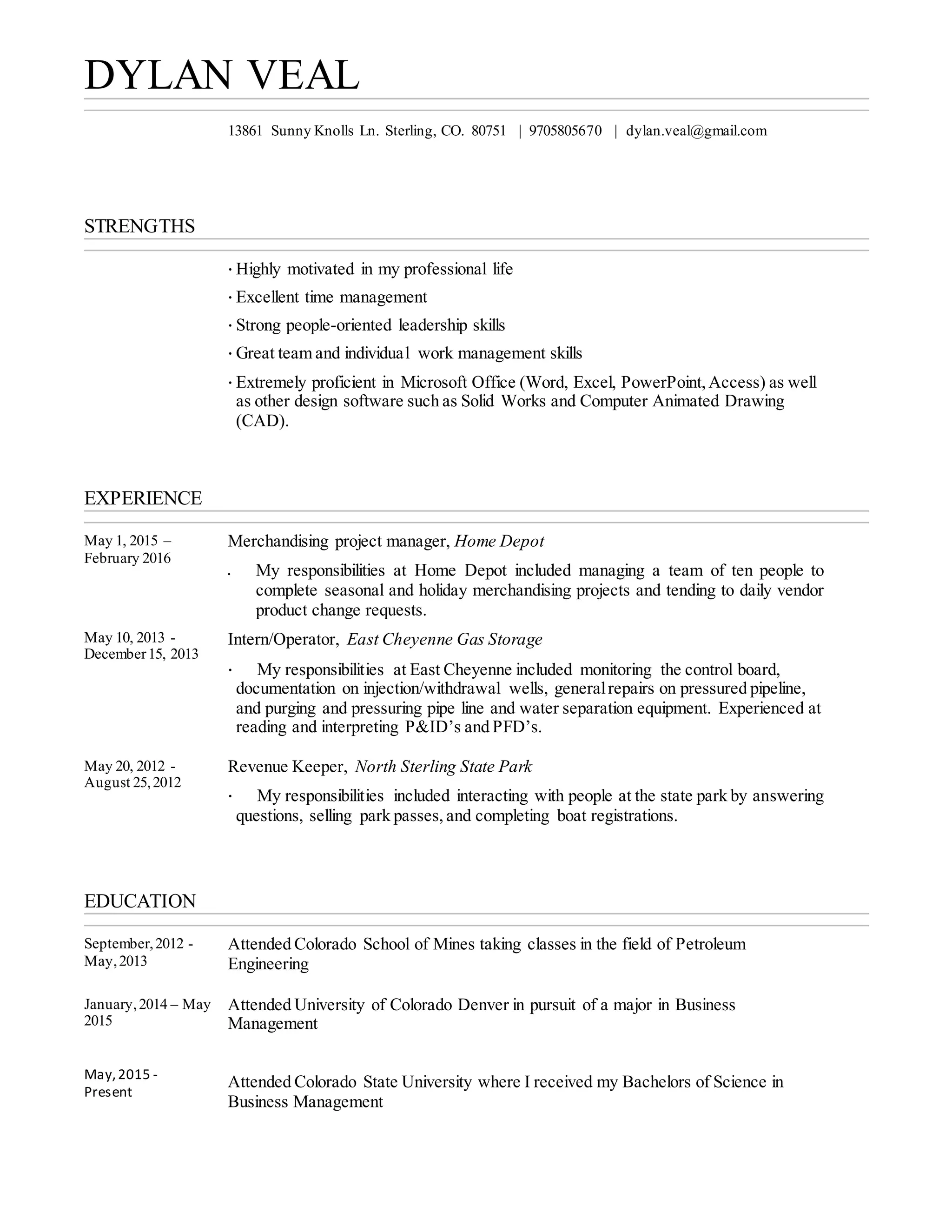 Resume | PDF