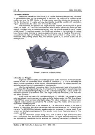 Stability Control Structure of Hovercraft Prototype Utilising PID Controller | PDF