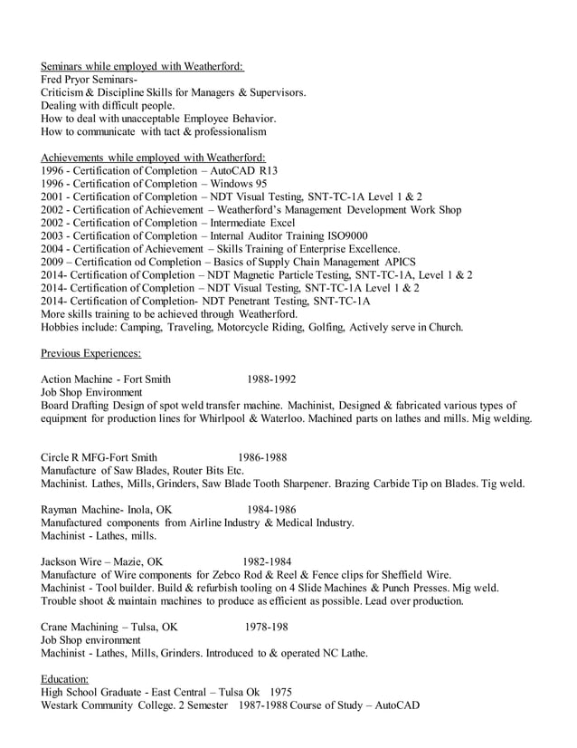 Don's Resume | PDF