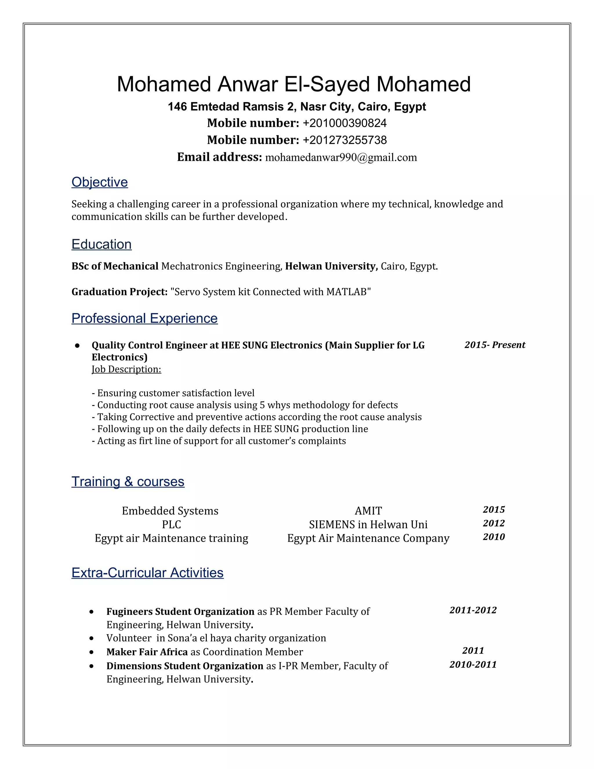 Mohamed-Anwar-CV-2016 | DOC