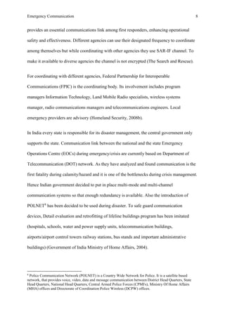 Emergency Communication | PDF