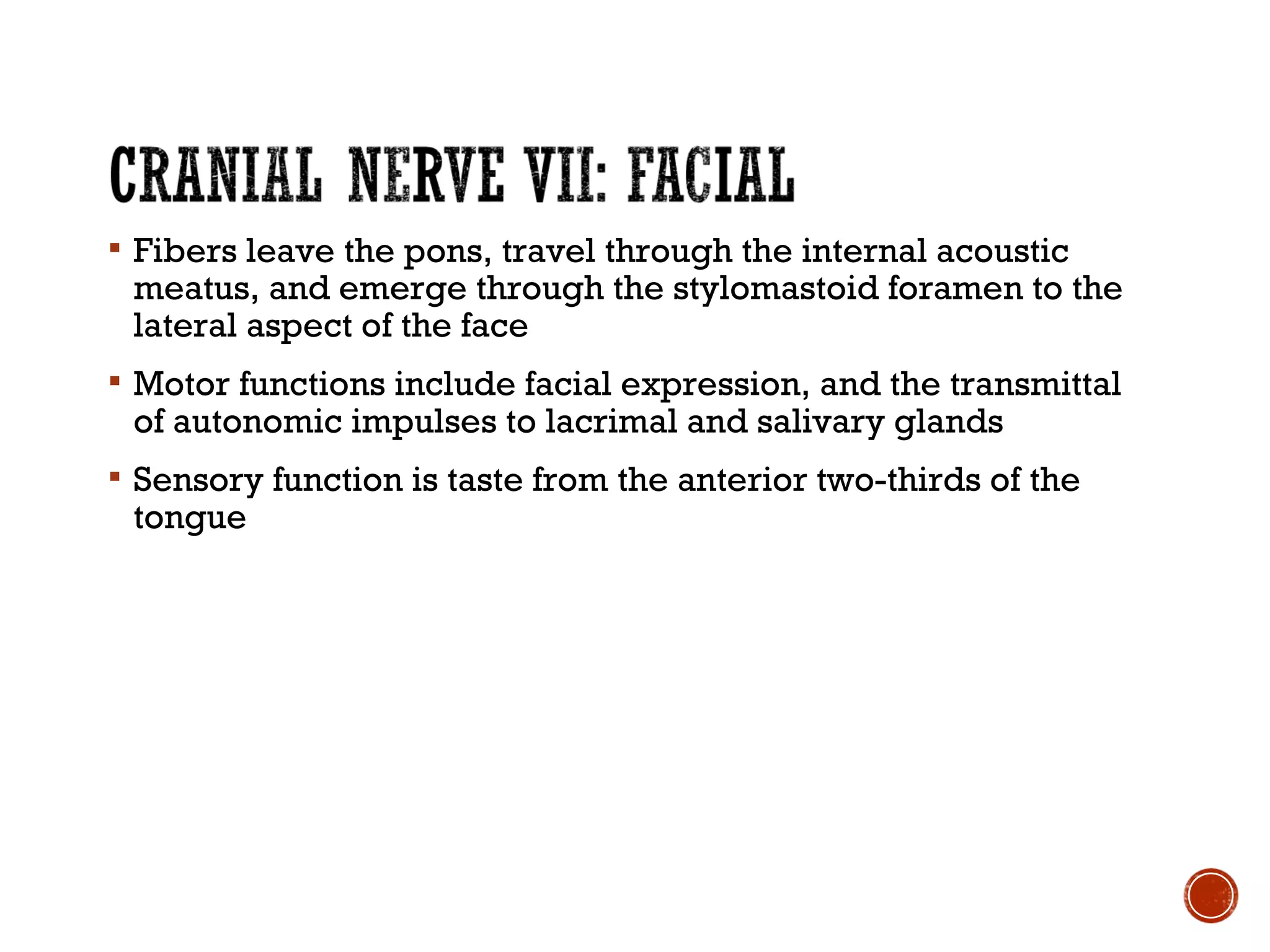 cranial nerves 7 to 12 | PPT