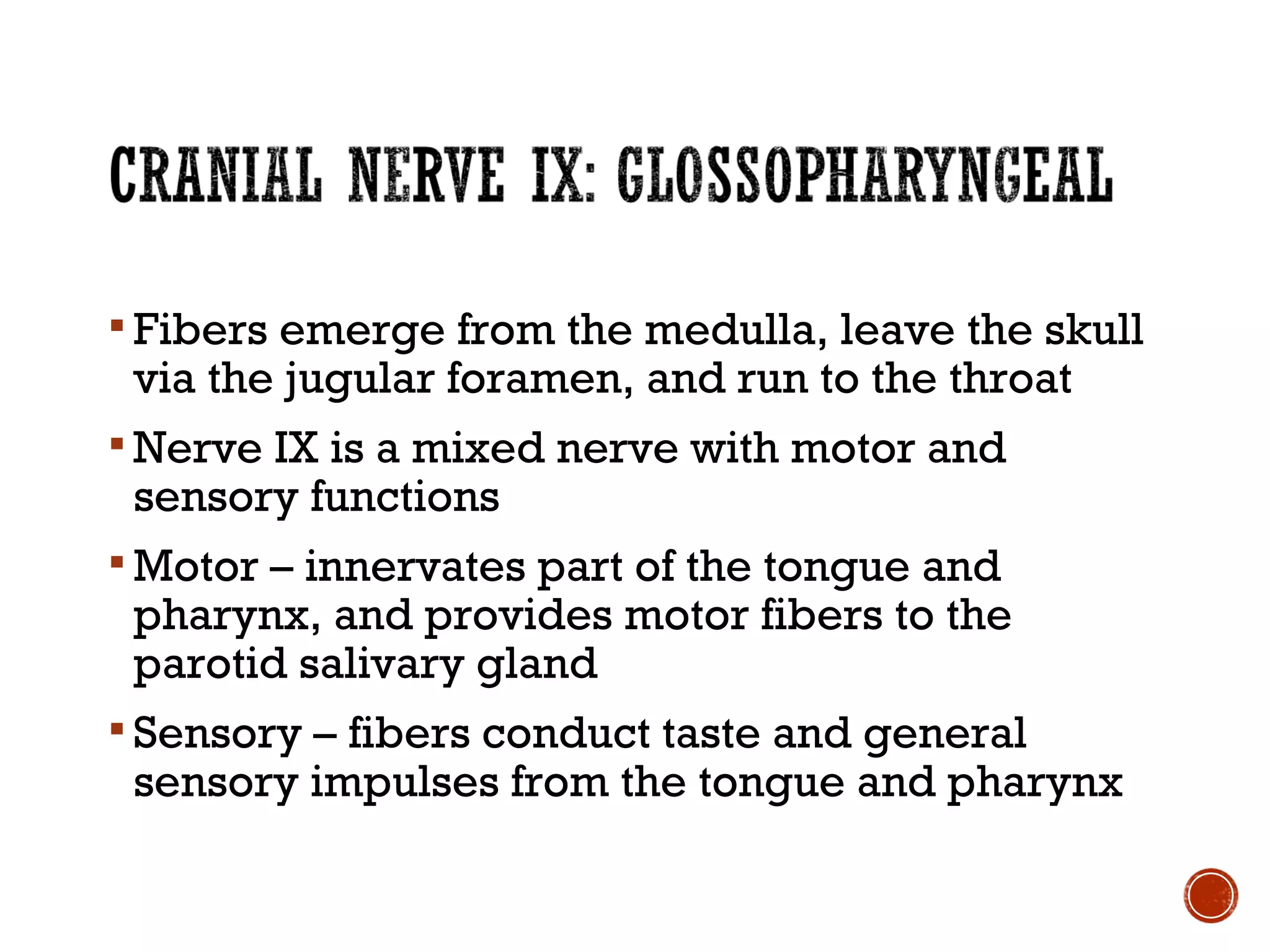 cranial nerves 7 to 12 | PPT