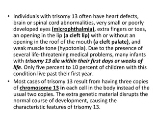 genetics disease chromosome related patho anatomy | PPTX