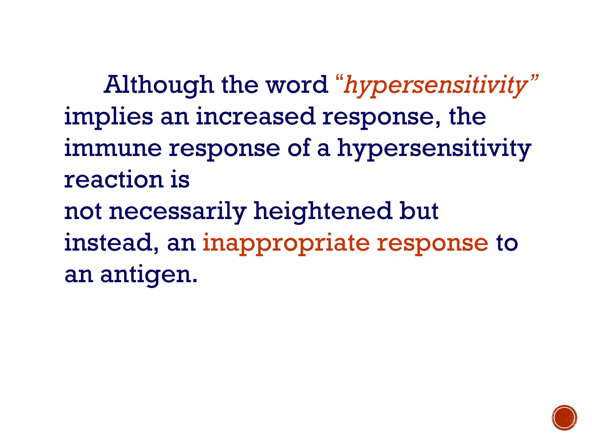 hypersensitivity type 1 | PPT