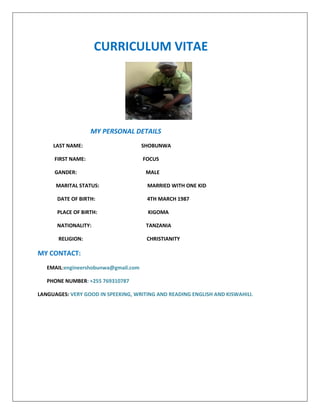 CURRICULUM VITAE | PDF