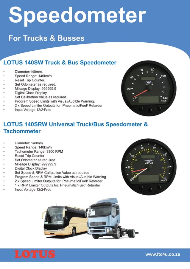 Speedometer Trucks Busses | PDF | Technology & Computing