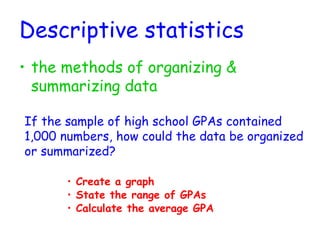 The role of statistics and the data analysis process.ppt