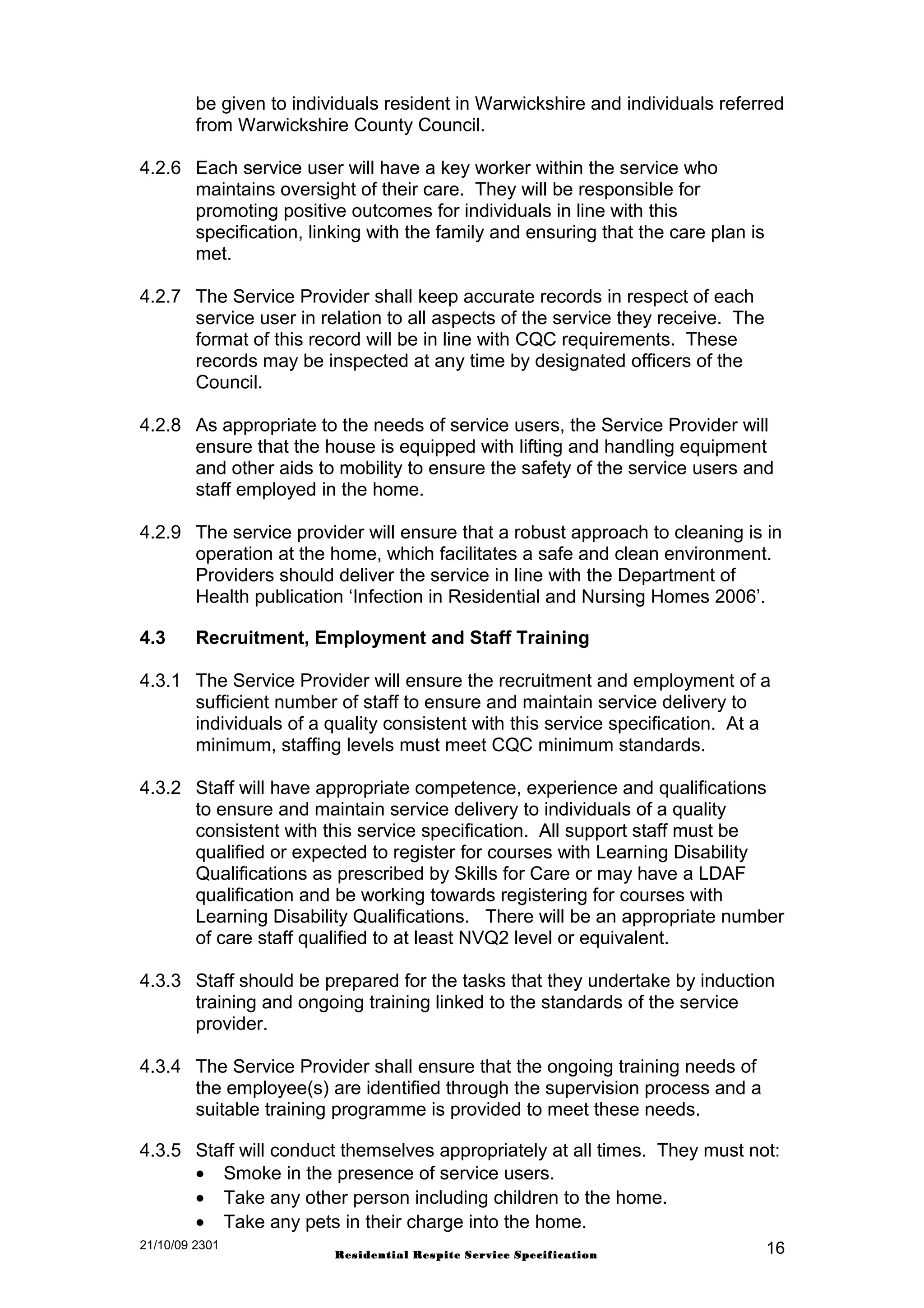 5 2301 Outcome Based Specification | DOC
