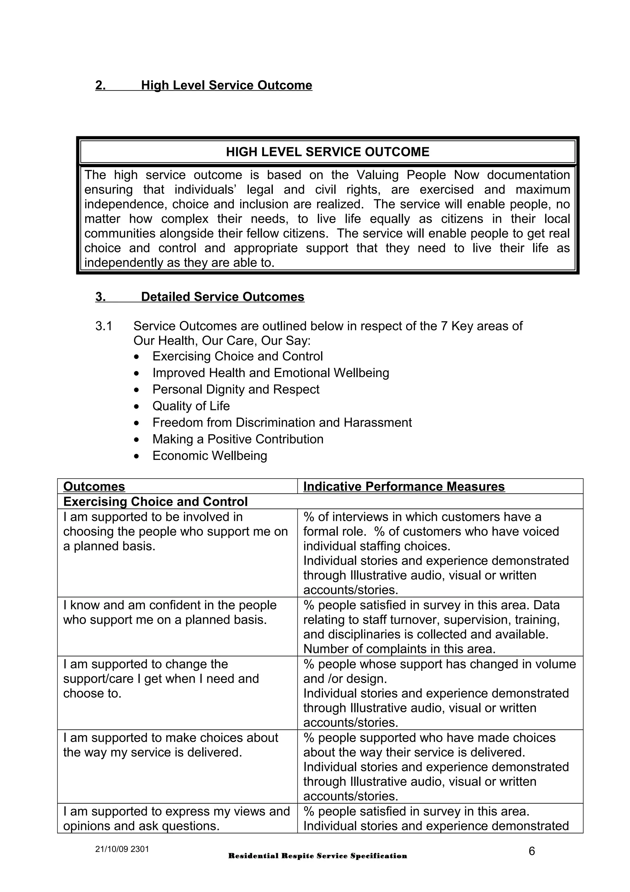5 2301 Outcome Based Specification | DOC