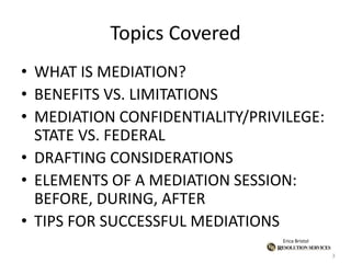 ADR & IP-Mediation What It Is, How It Works & How to Draft ADR ...