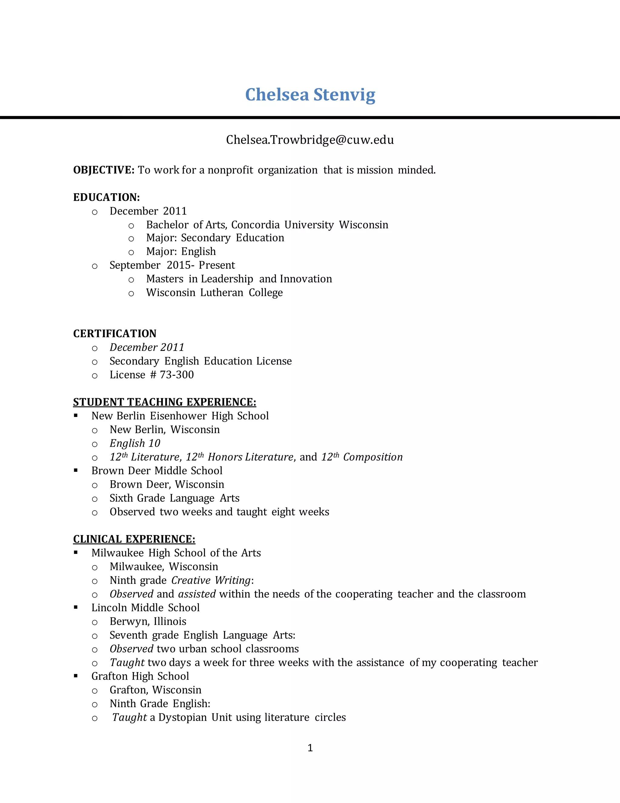 public Resume | PDF