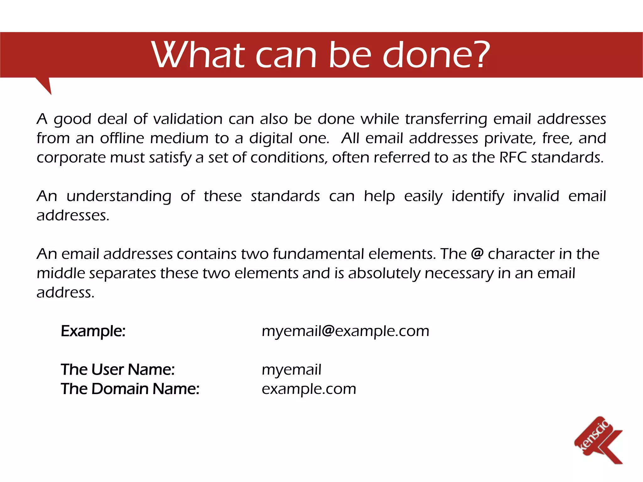 validation-of-email-addresses-collected-offline | PPT