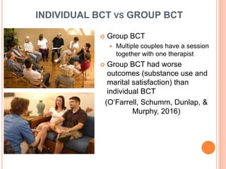 COUPLES BEHAVIORAL THERAPY- FINAL | PPTX