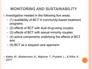 COUPLES BEHAVIORAL THERAPY- FINAL | PPTX