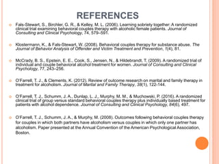 COUPLES BEHAVIORAL THERAPY- FINAL | PPTX