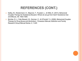 COUPLES BEHAVIORAL THERAPY- FINAL | PPTX