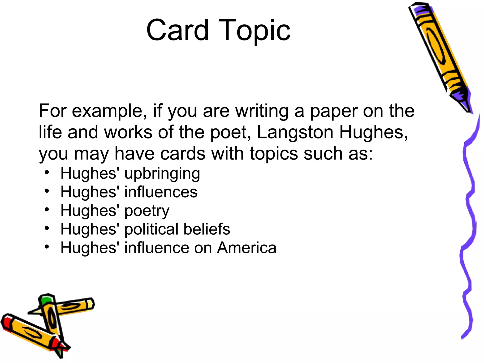 Research Paper Note Cards | PPT