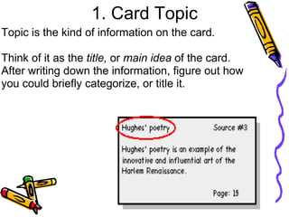 Research Paper Note Cards | PPT