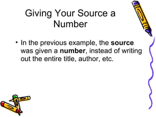 Sample Mla Note Card